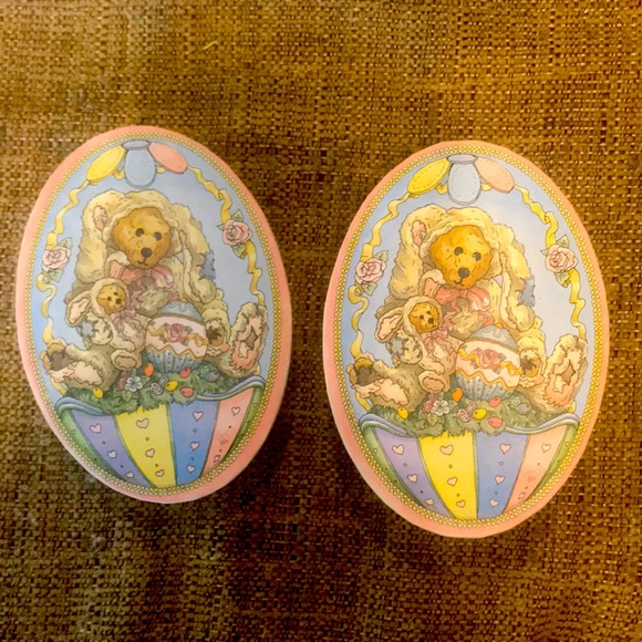 Boyds Bears | Other | Boyd Bear Paper Mache Easter Box | Poshmark